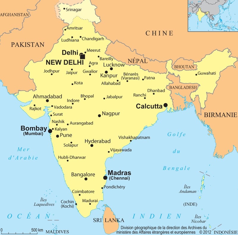Carte Et Informations Sur L Inde Carte Et Informations Sur L Inde